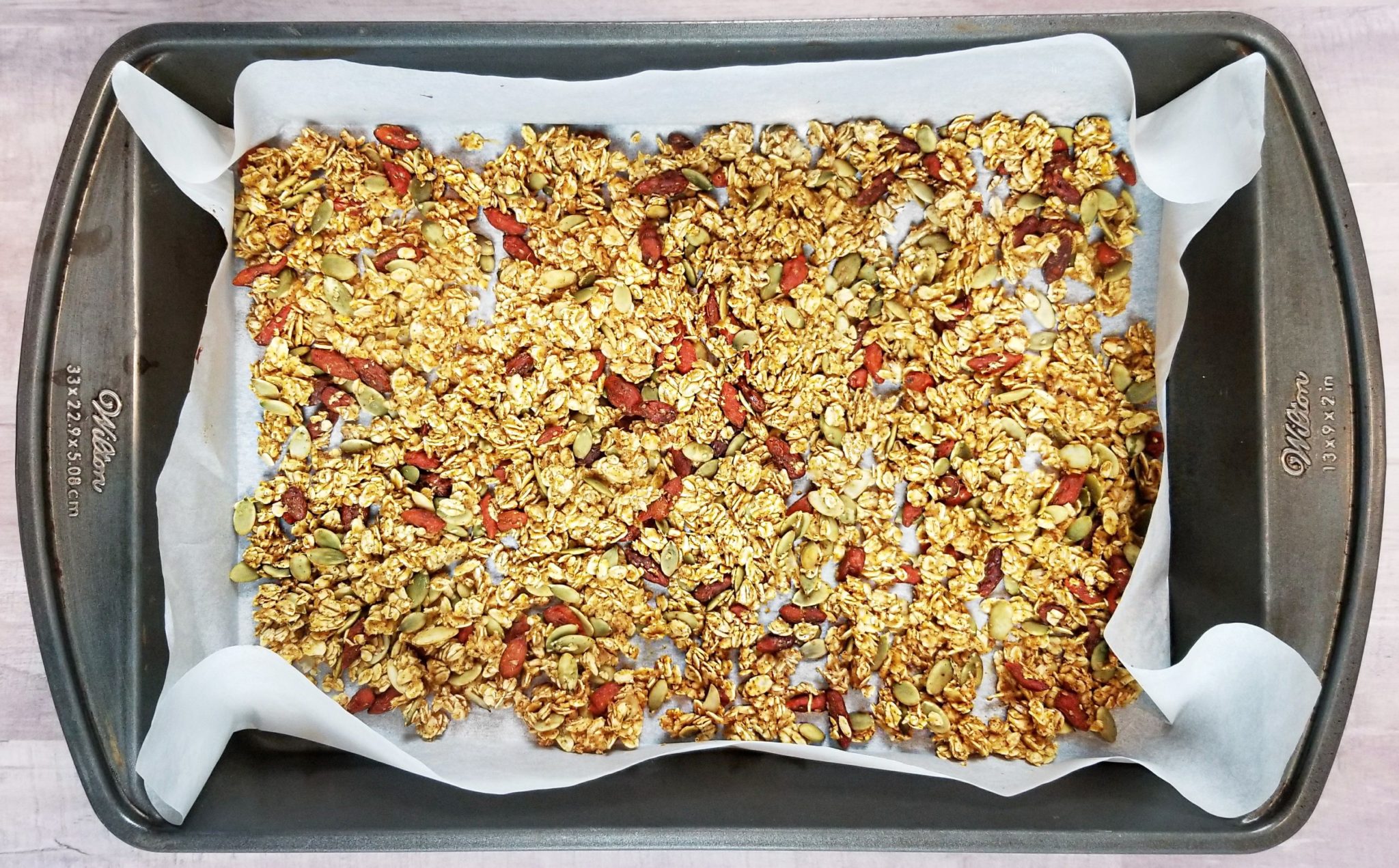 Plant-Based Goji Berry Pumpkin Seed Granola - Wholly Plants