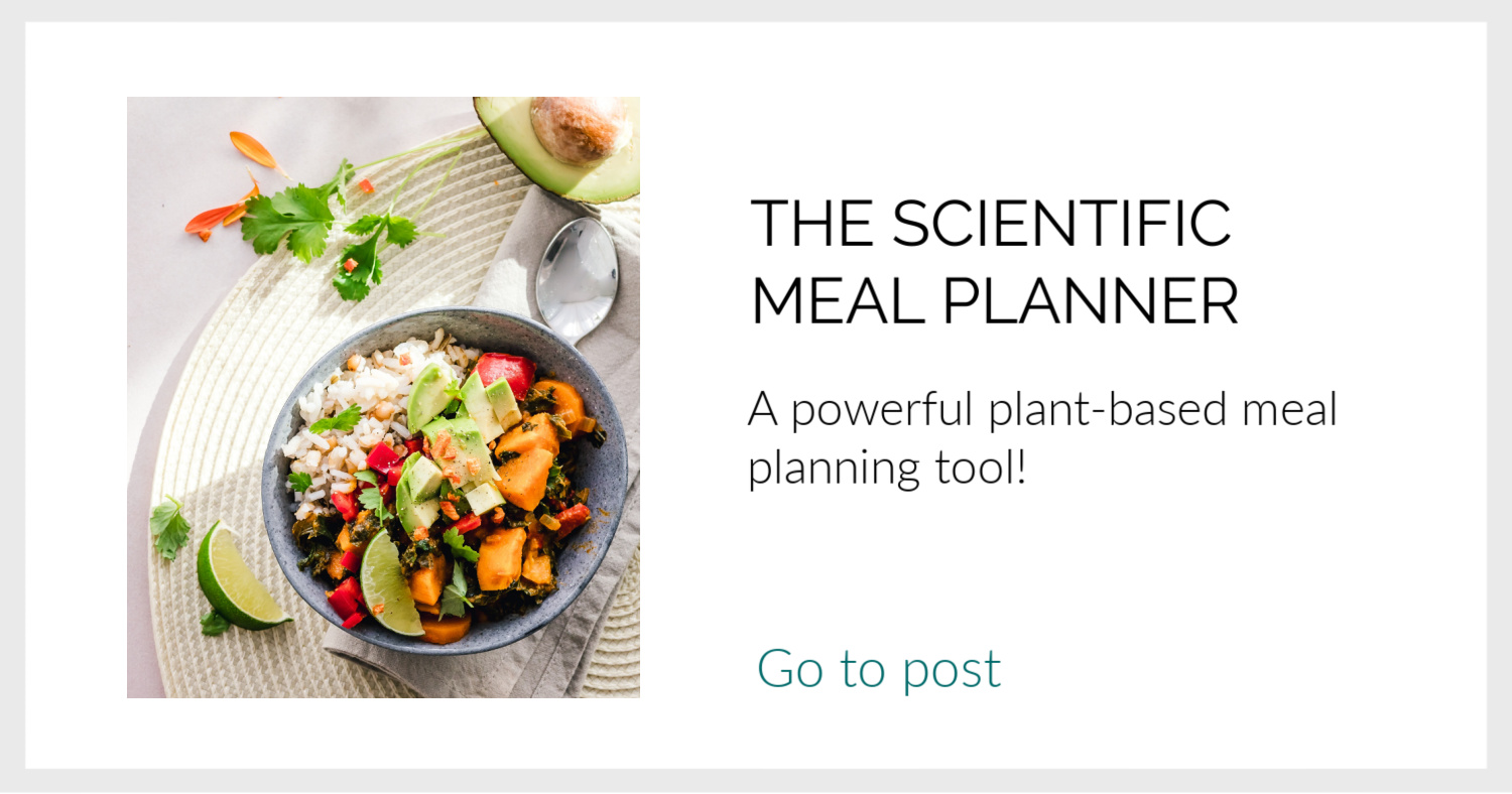 The Scientific Meal Planner - Plant-Based Meal Planner - Wholly Plants